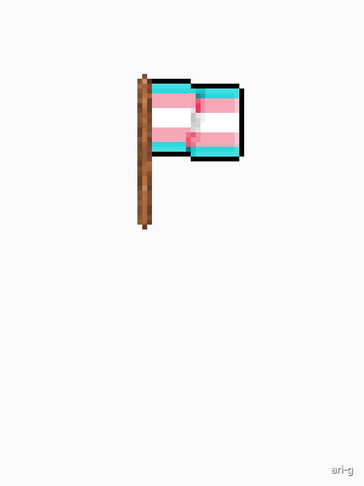 "Pixel Art Trans Pride Flag" T-shirt for Sale by ari-g | Redbubble ...