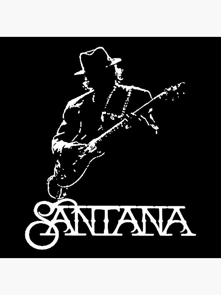 "legend carlos santana silhouette" Poster for Sale by skarepmudewe ...