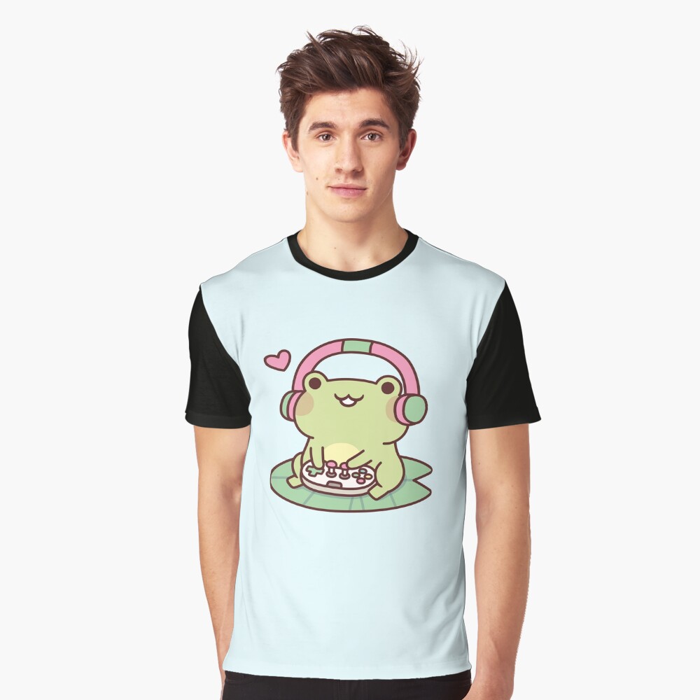 "Cute Gamer Frog Loves Playing Video Games" Sticker for Sale by ...