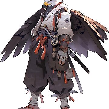 "Ninja Eagle" Sticker by llalbin | Redbubble