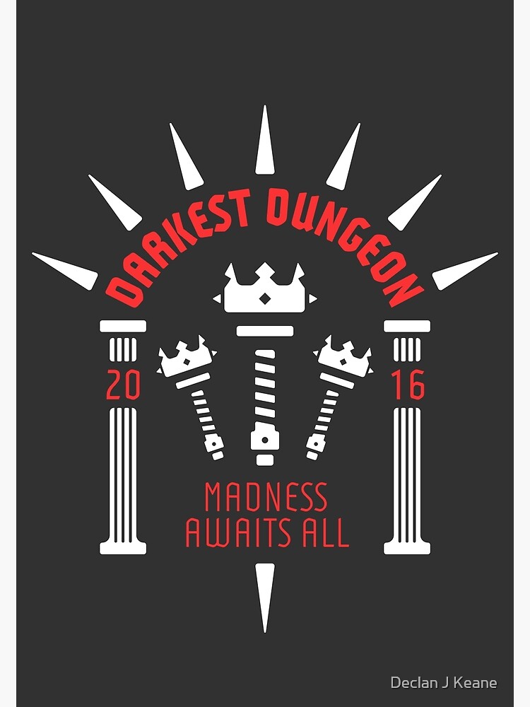 "Darkest Dungeon Crest" Art Print by declankdesign | Redbubble