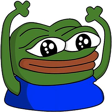 "Emote PEPO HAPPY" Sticker for Sale by kapkoo | Redbubble