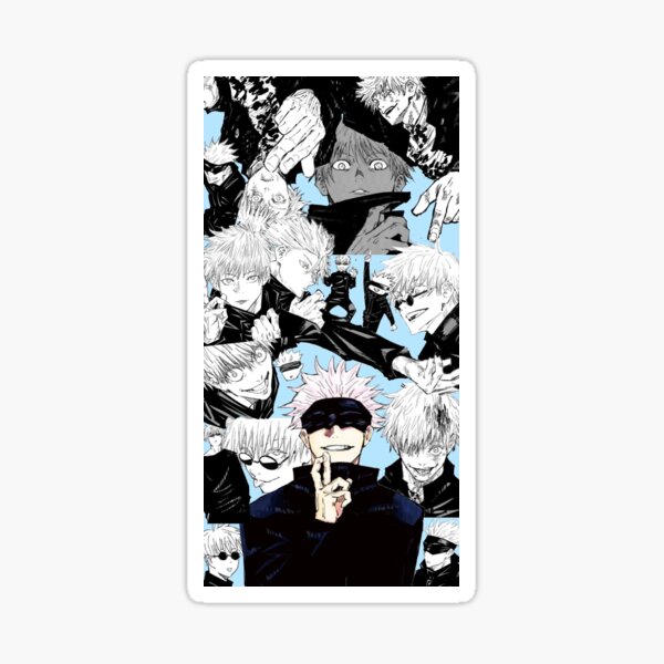 "GOJO SATORU" Sticker for Sale by Hotanimemen | Redbubble