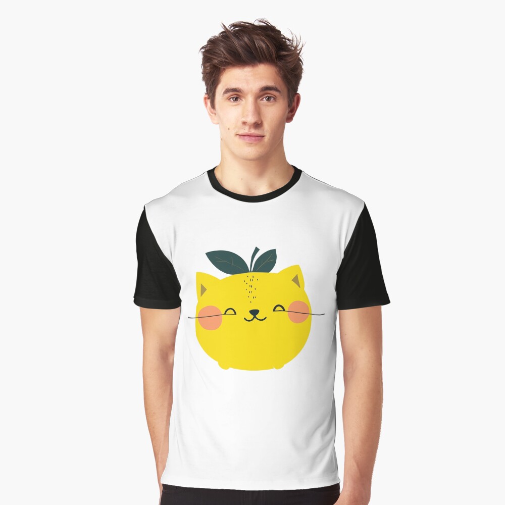 "Kawaii Cute Lemon Cat" Sticker for Sale by SorryFrog | Redbubble
