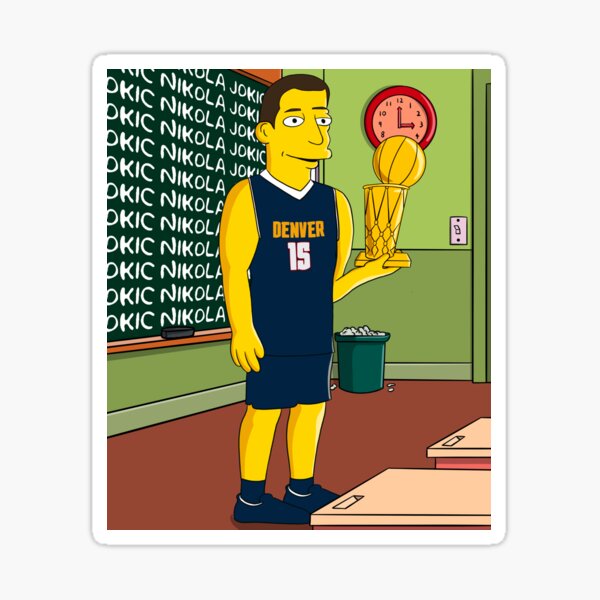 "Nikola Jokic" Sticker for Sale by Perindesigns | Redbubble
