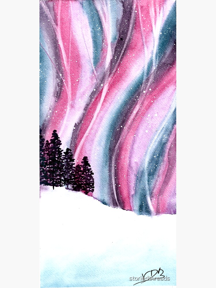 "Pulled Taffy Northern Lights" Sticker for Sale by storiedthreads ...