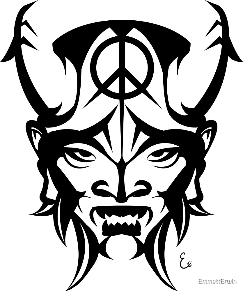"Demon Stencil" by EmmettErwin | Redbubble