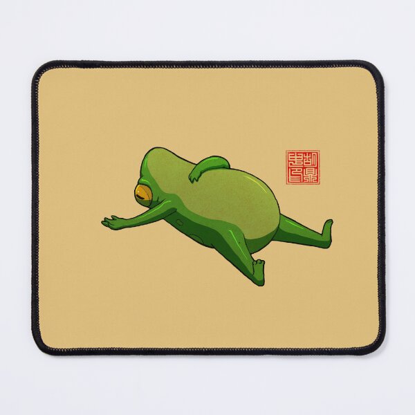 "Yoga Frog Mood" Mouse Pad for Sale by DingHuArt | Redbubble