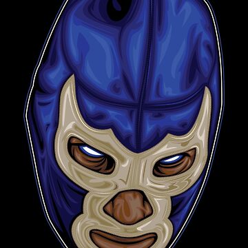 "Blue Demon (Luchador)" Sticker for Sale by TheUnion | Redbubble