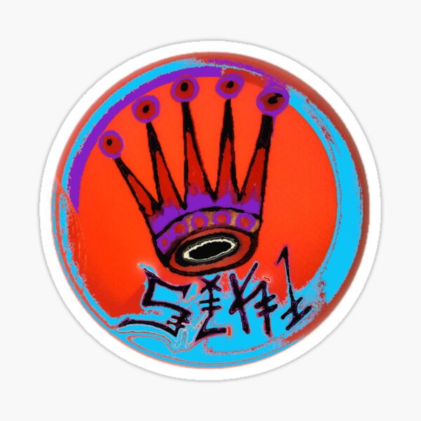 "SIK 1 Circle/ Crown logo" Sticker for Sale by SIK1MFG | Redbubble