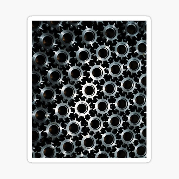 "Industrial pattern with screws" Sticker for Sale by KKR-FORMS | Redbubble