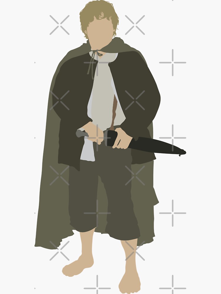 "Samwise Gamgee" Sticker for Sale by FutureSpace | Redbubble