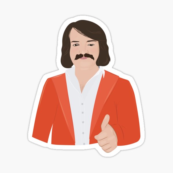 "Turkish Guy Winking Thumbs Up Viral Social Media Meme" Sticker for ...