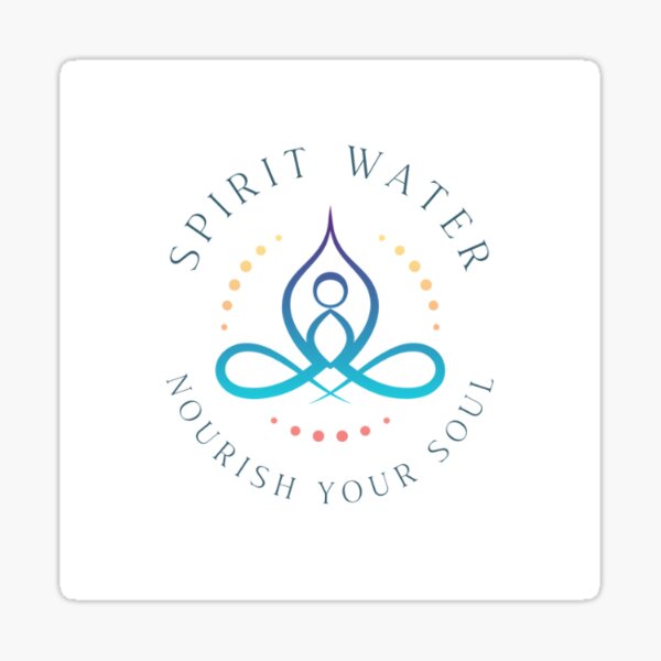 "Spirit Water Logo" Sticker for Sale by Spirit-Water | Redbubble