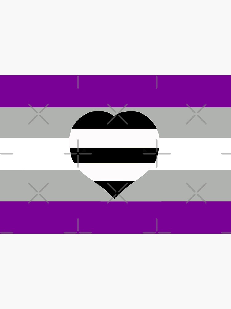 "Heteroromantic Graysexual Flag" Sticker for Sale by SanguineDesigns ...