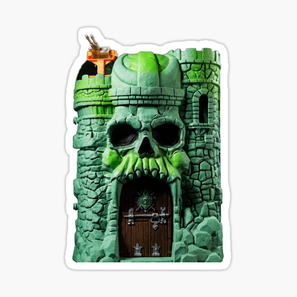 "Castle Grayskull" Sticker for Sale by miahallsman | Redbubble