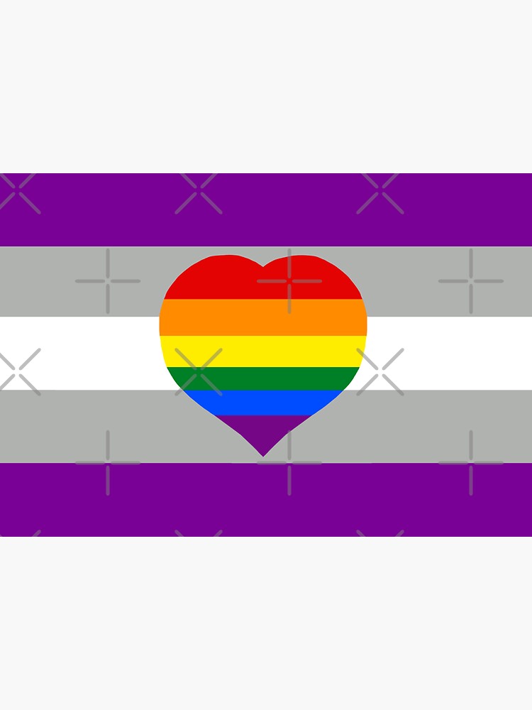 "Homoromantic Graysexual Flag" Sticker for Sale by SanguineDesigns ...