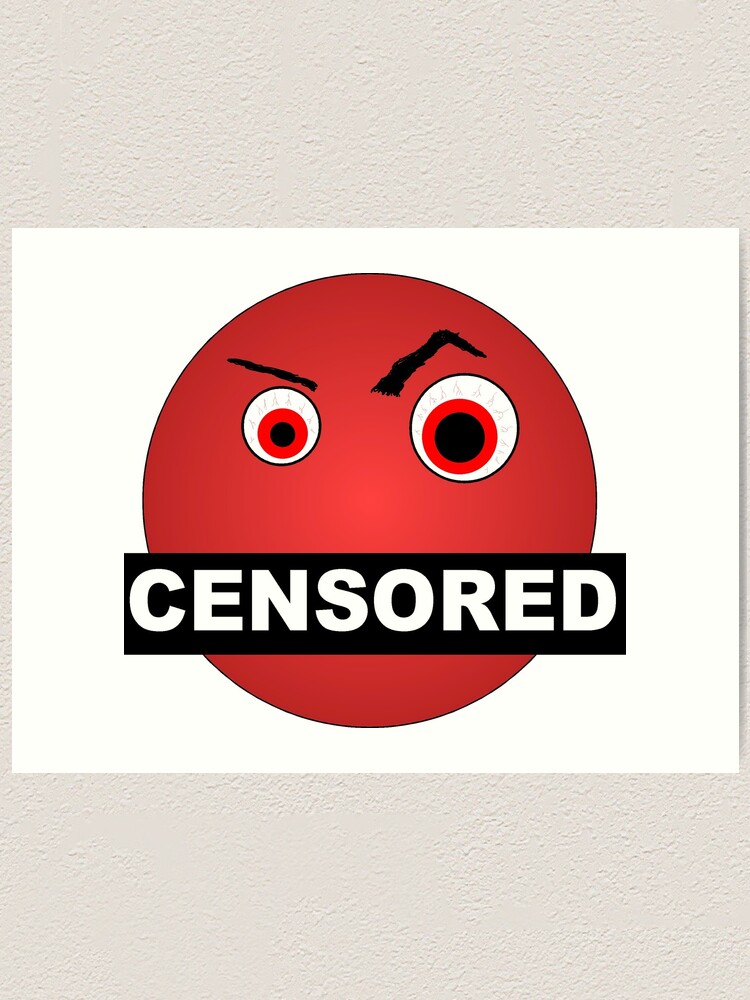 "Censored Smiley" Art Print for Sale by jkcoder | Redbubble