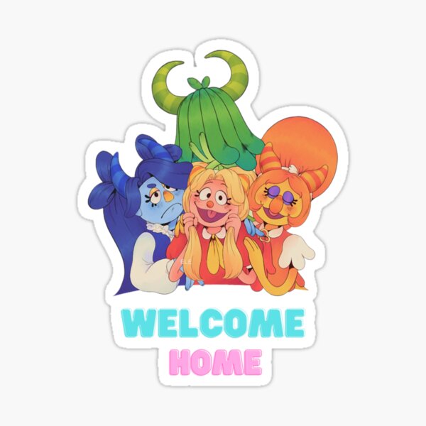 "Welcome Home" Sticker for Sale by chillable55 | Redbubble