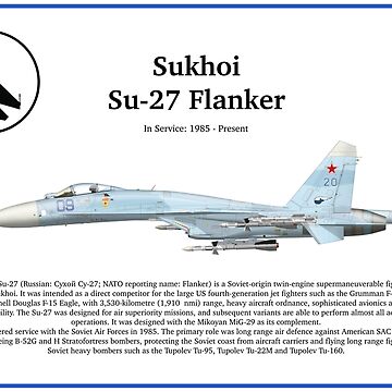"Sukhoi Su-27 Flanker" Poster for Sale by Bjac10 | Redbubble