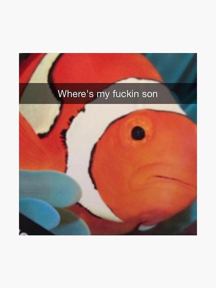 "Nemo Meme-o" Sticker by mdettlaff | Redbubble