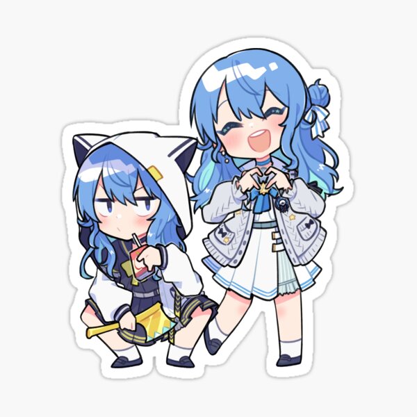 "Hoshimachi Suisei" Sticker for Sale by Stacton | Redbubble