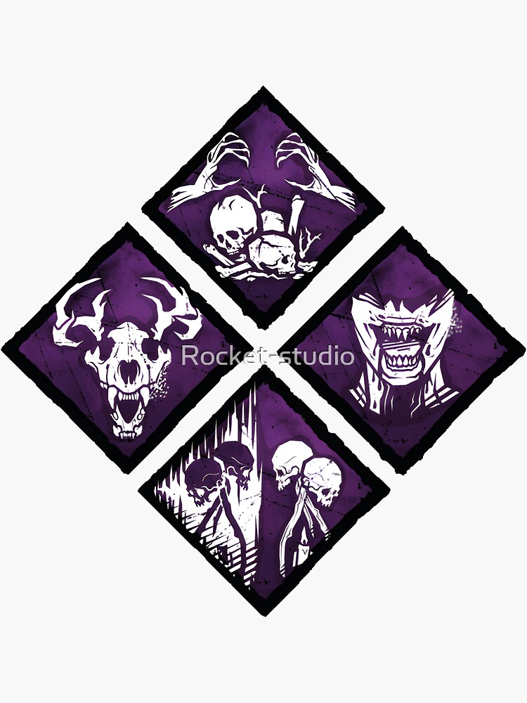 "DBD Dead by Daylight hex build " Sticker for Sale by Rocket-studio ...