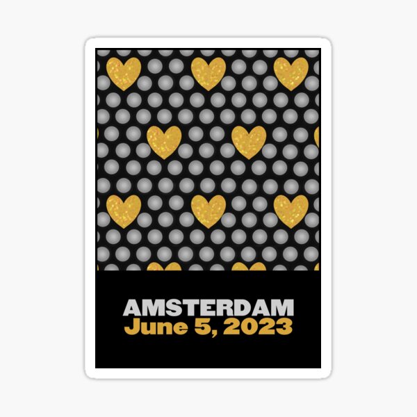 "Amsterdam N2 - Harry Styles Love on Tour" Sticker for Sale by mjjj26 ...