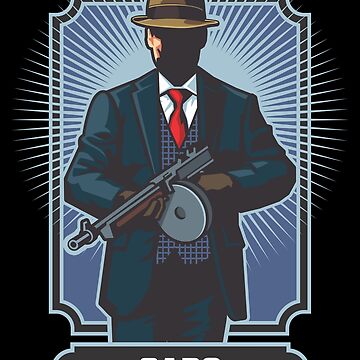 "Mafia Mobster Capo" Sticker for Sale by Vector-Artist | Redbubble