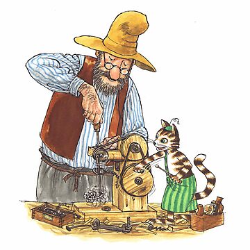 "pettson and findus" Sticker for Sale by otakunosekai | Redbubble