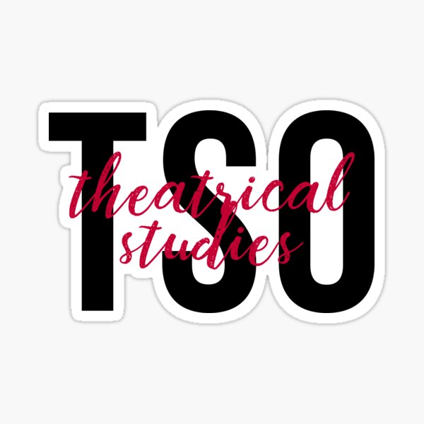 "Theatrical Studies" Sticker by brennamcgatheyy | Redbubble