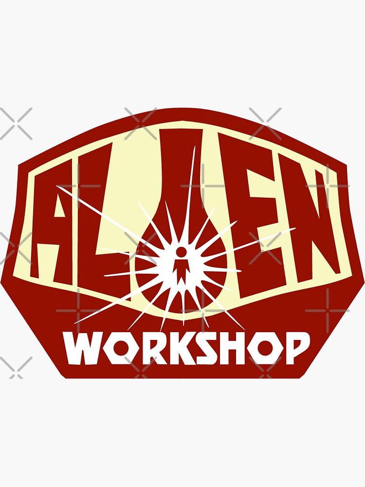 "Alien workshop logo" Sticker for Sale by Gi Ko | Redbubble
