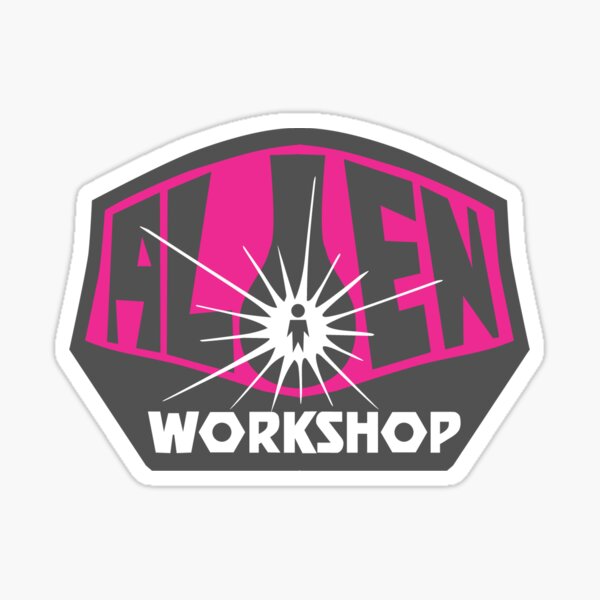 "Alien workshop logo" Sticker for Sale by Giuseppe Romeo | Redbubble