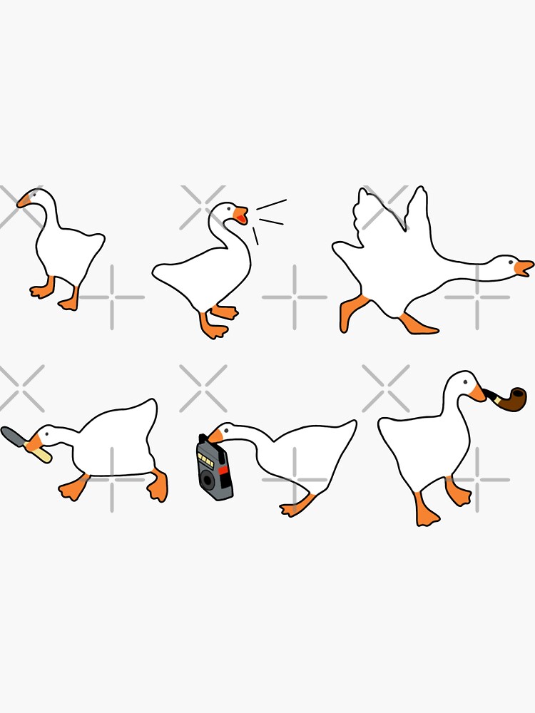 Untitled Goose Game Pack Sticker For Sale By FanFoxy Redbubble untitled-goose-game-pack-sticker-for-sale-by-fanfoxy-redbubble