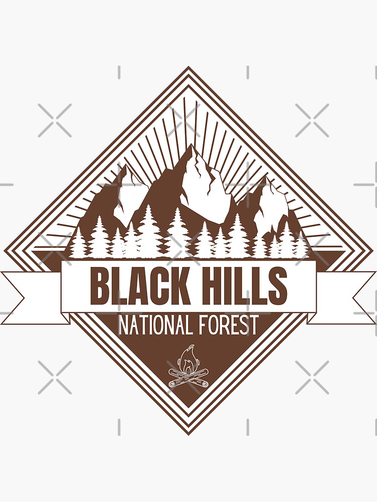 "Black Hills National Forest" Sticker for Sale by besuryex3m | Redbubble