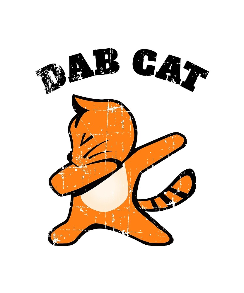"Dab Cat" by LaneyRyDesigns | Redbubble