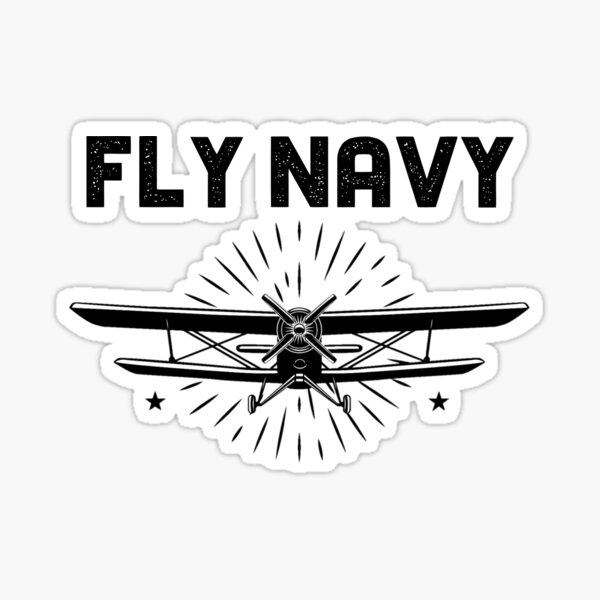 "Fly Navy - Military Aircraft " Sticker for Sale by HighStore1 | Redbubble