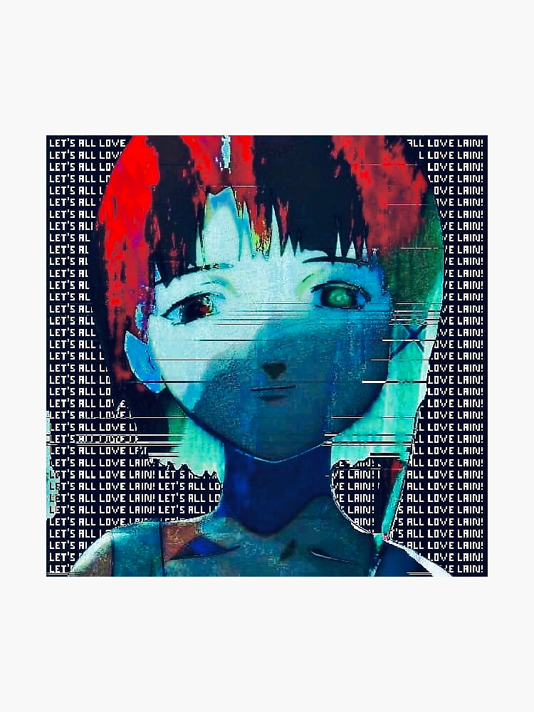 "Serial Experiments Lain Let’s All Love Lain Vaporwave Aesthetic ...