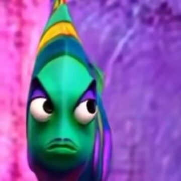 "bombastic side eye fish" Sticker for Sale by laraloosbergh | Redbubble