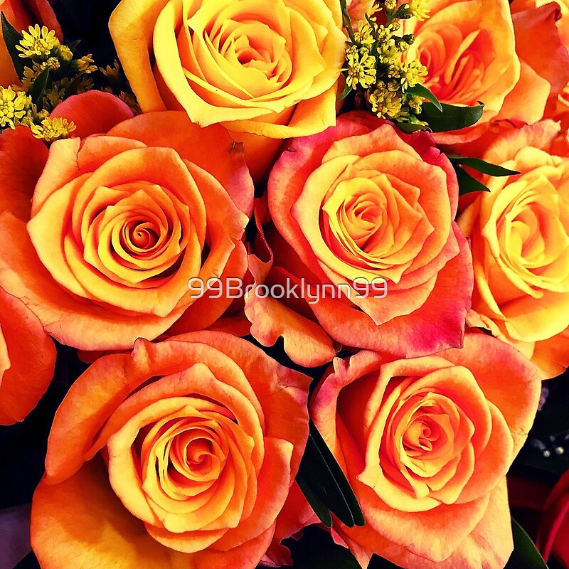 "Fire roses" by 99Brooklynn99 | Redbubble
