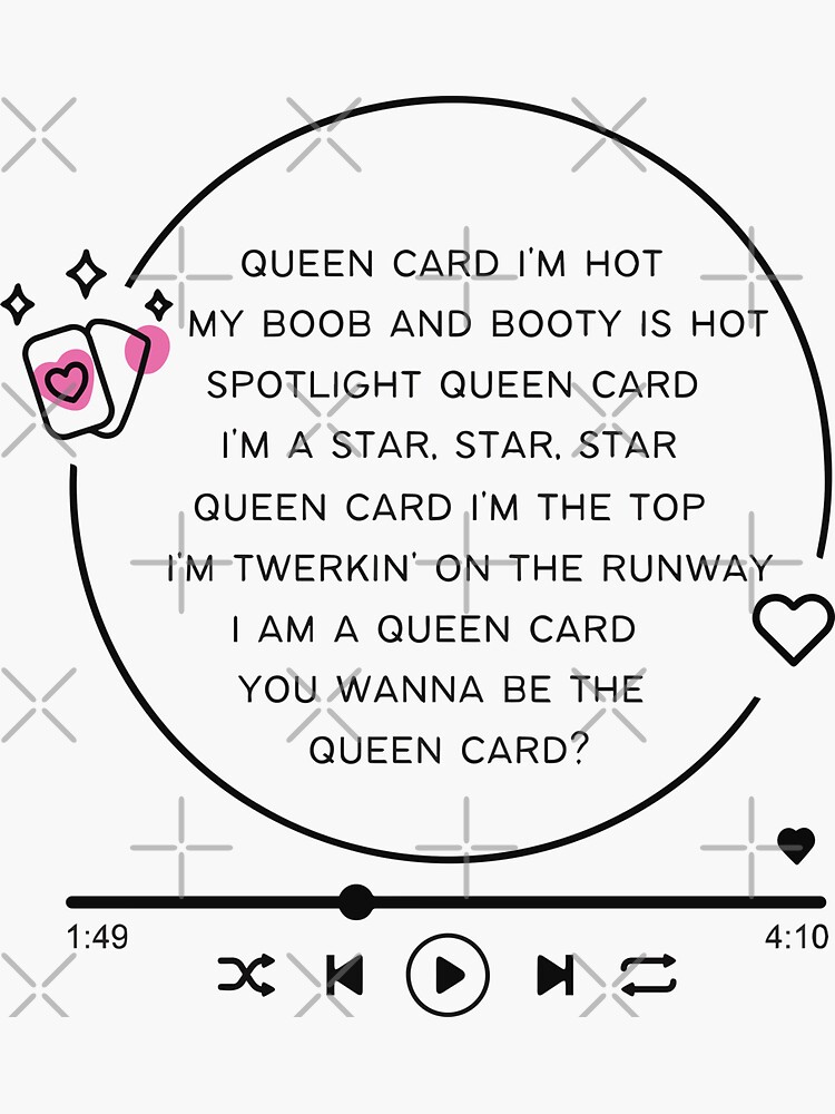 "Queen Card (G)I-DLE Player, QueenCard Logo, Kpop, GI-DLE Merch, Queen ...