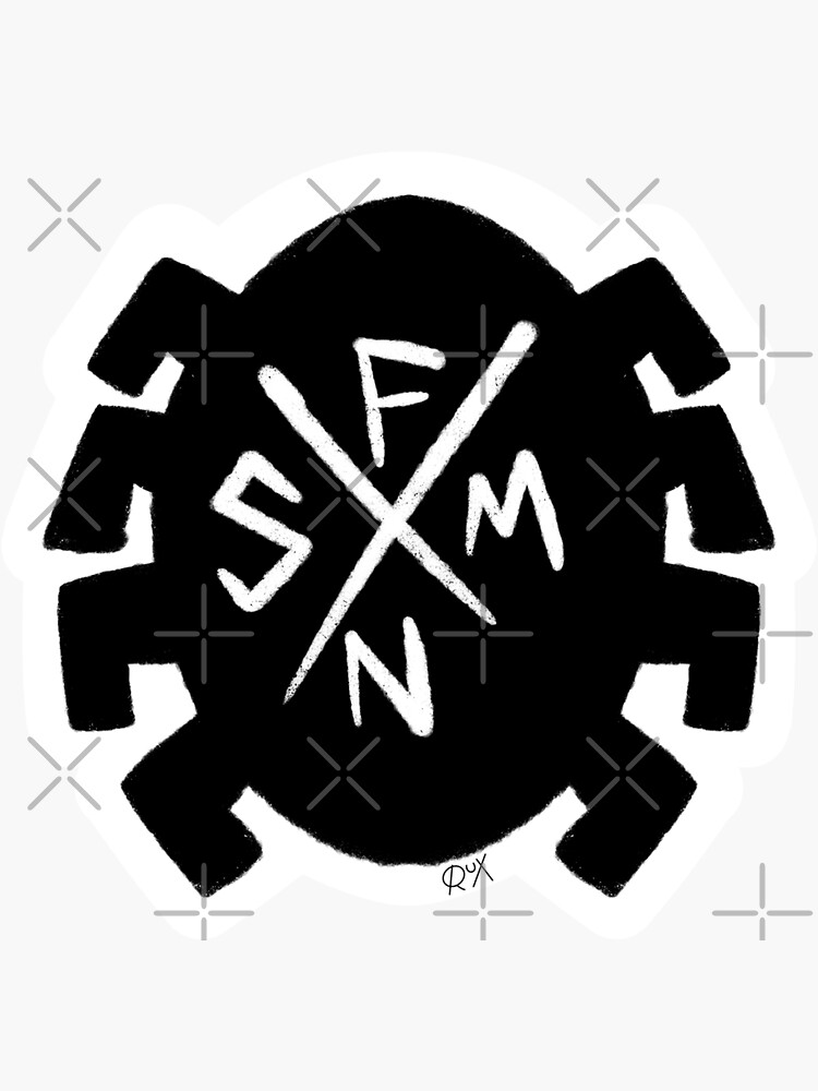 "Spider Punk back patch " Sticker for Sale by Ruxandas | Redbubble