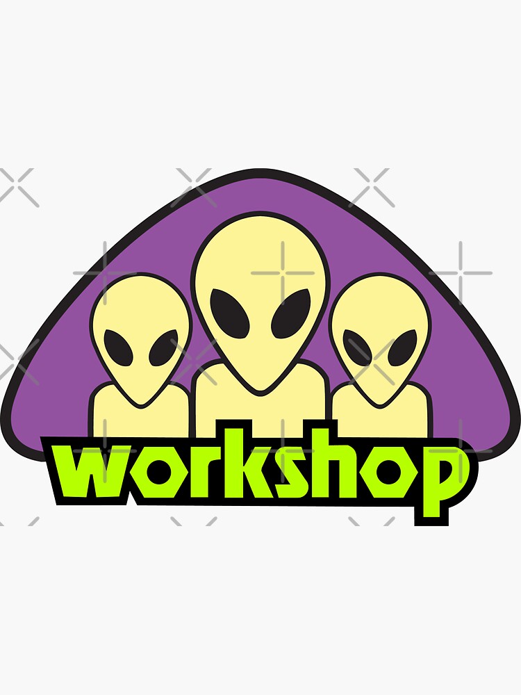"Alien workshop skateboards " Sticker for Sale by Gi Ko | Redbubble