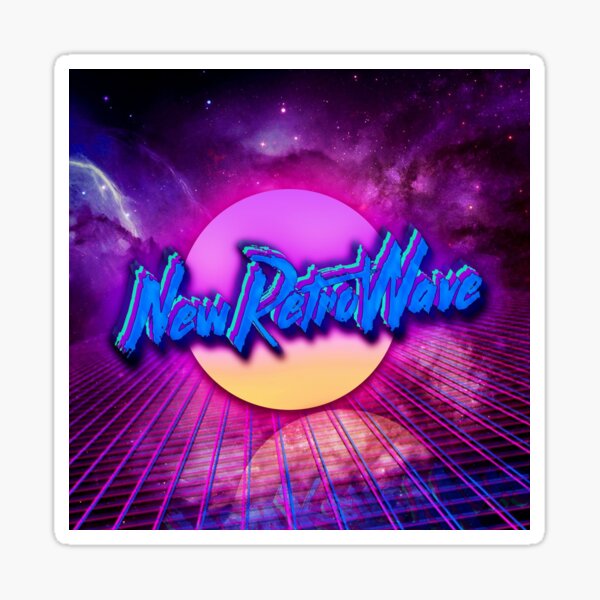 "New Retro Wave" Sticker for Sale by snailsdevil | Redbubble