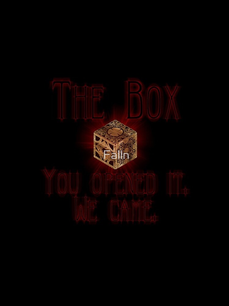 "Hellraiser The Box You Opened It" iPhone Case for Sale by Falln ...