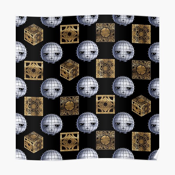 "Chibi Pinhead & Puzzle Boxes" Poster for Sale by Falln | Redbubble