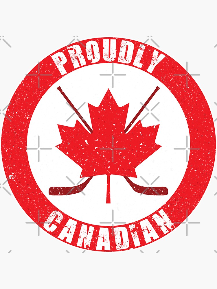 "Proudly Canadian (Distressed) [Roufxis - RB]" Sticker for Sale by ...