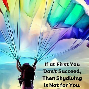 ""Skydiving: The Ultimate Adrenaline Rush"" Sticker for Sale by ...