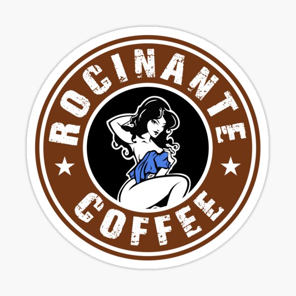 "Rocinante coffee tachi’s girl logo" Sticker for Sale by ChomechaiWei ...