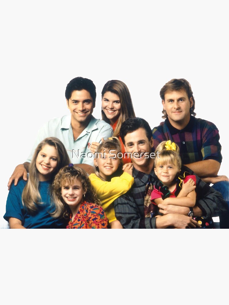 "full house !!" Sticker for Sale by naomisomerset | Redbubble